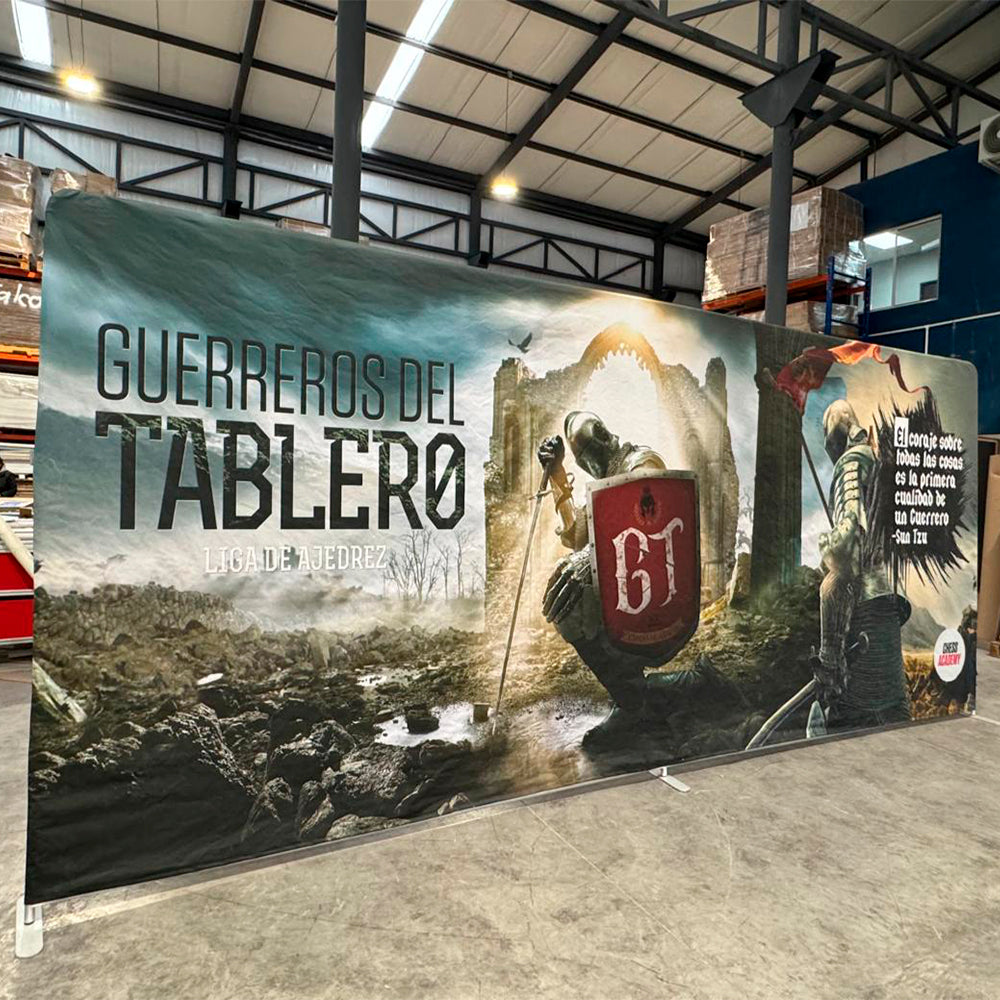 Displays Tubulares Publicitarios con Impresión en Tela – Displaymex